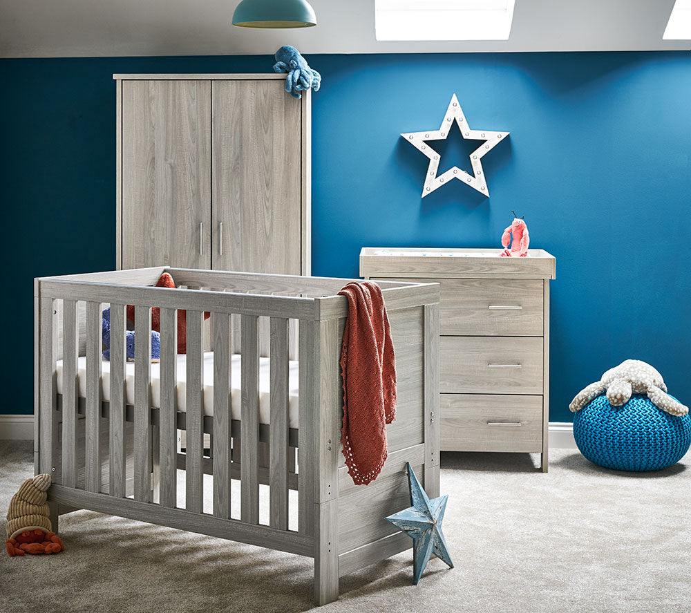 Obaby Nika Mini Room Set Grey Wash